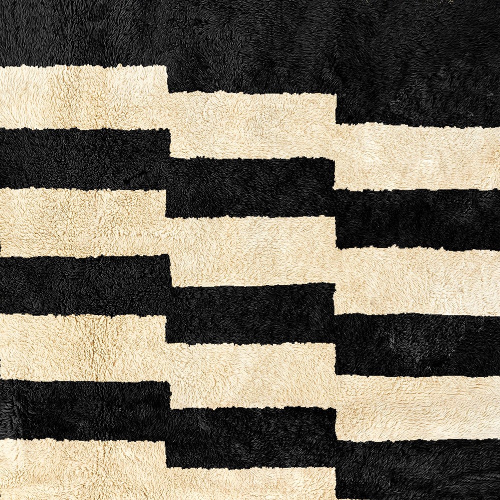 Monochrome Moroccan Rugs: A Black and White Home Rugs | Handmade ...
